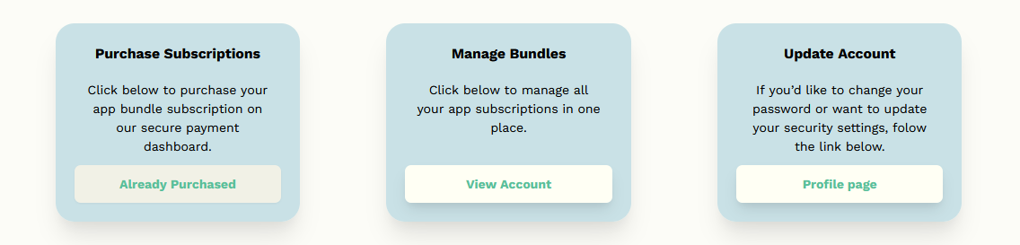 AppBundles.com - Manage Account – Maple Media